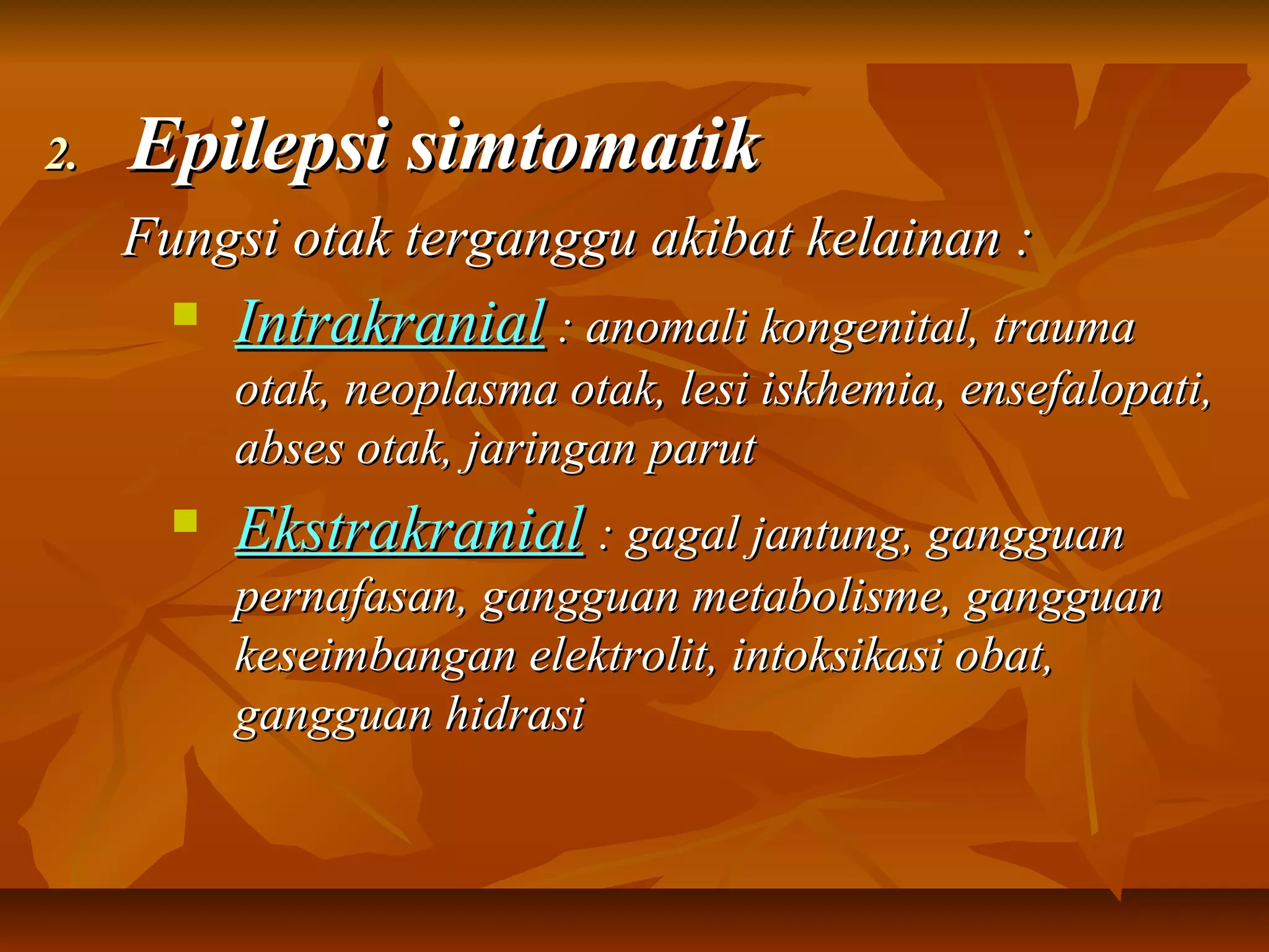 Epilepsi | PPT