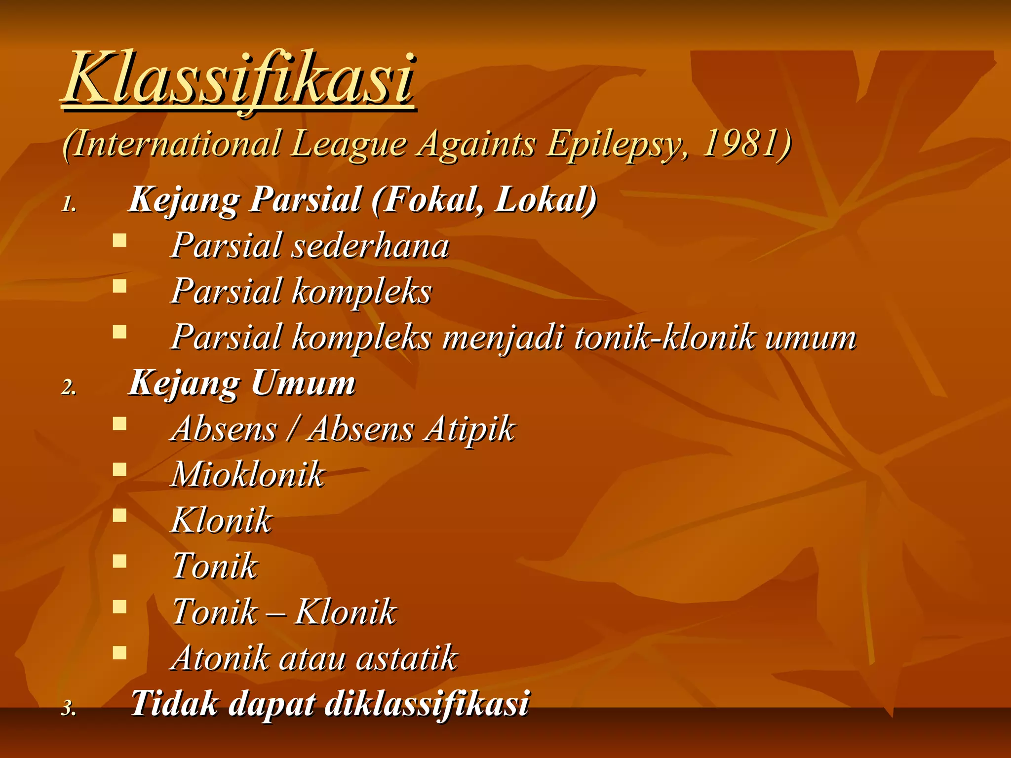 Epilepsi | PPT