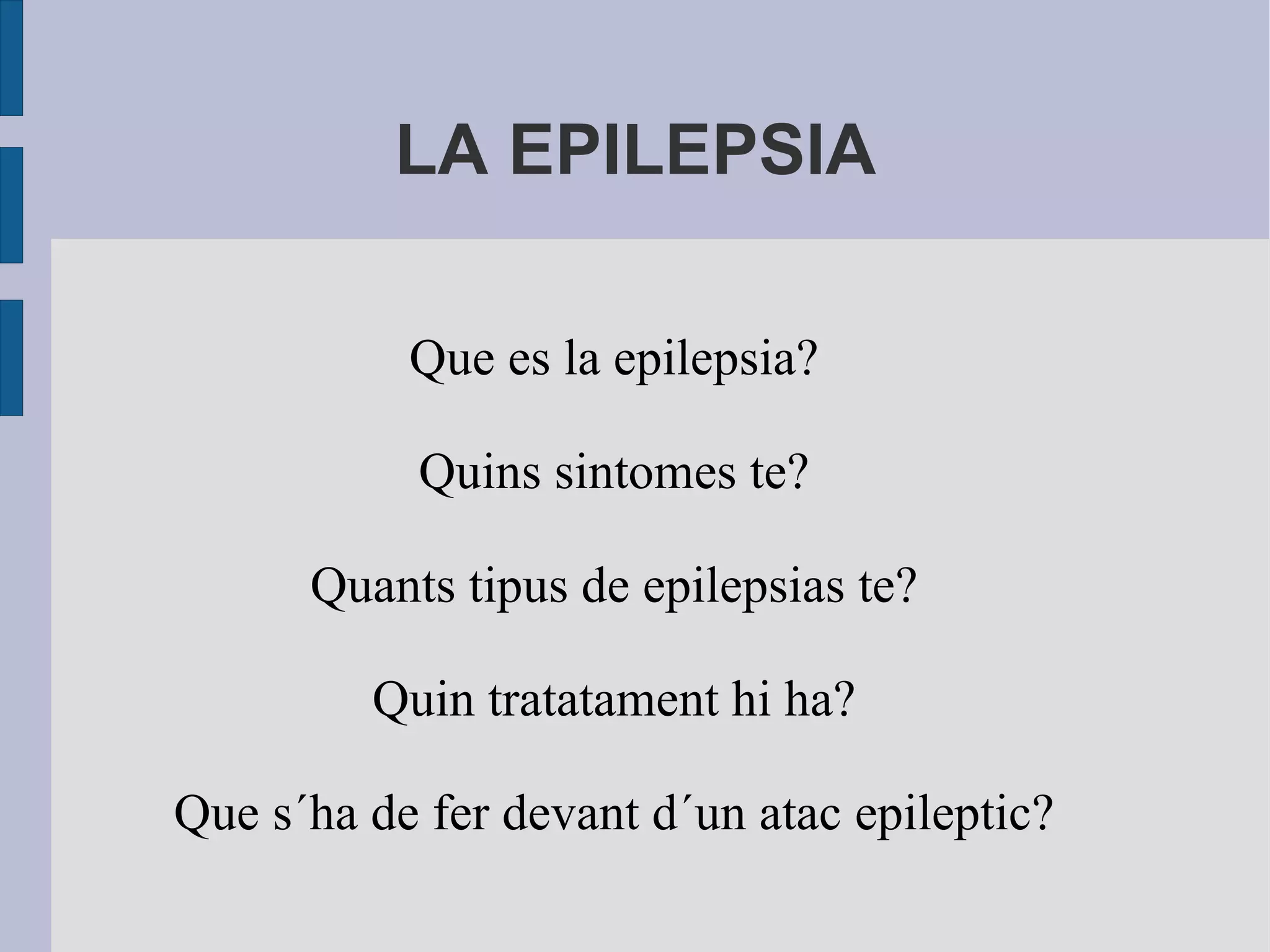 Epilepsia | ODP