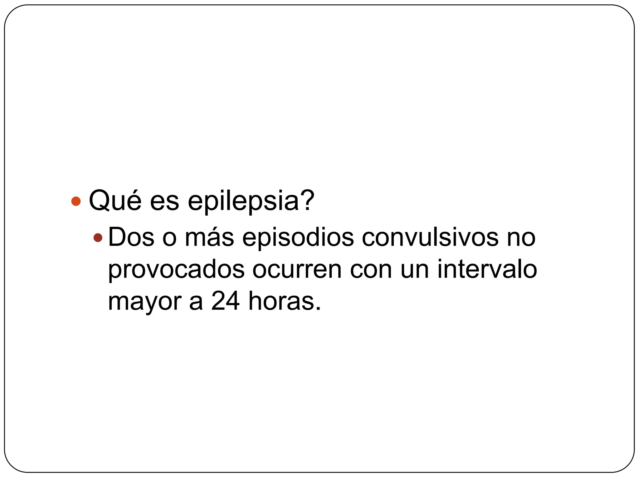 Epilepsia | PPT