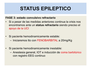 Epilepsia y status epileptico | PPTX