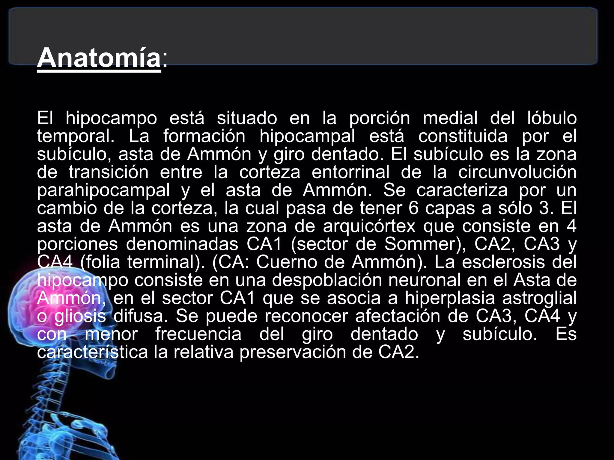 Epilepsia del lobulo temporal mesial | PPT