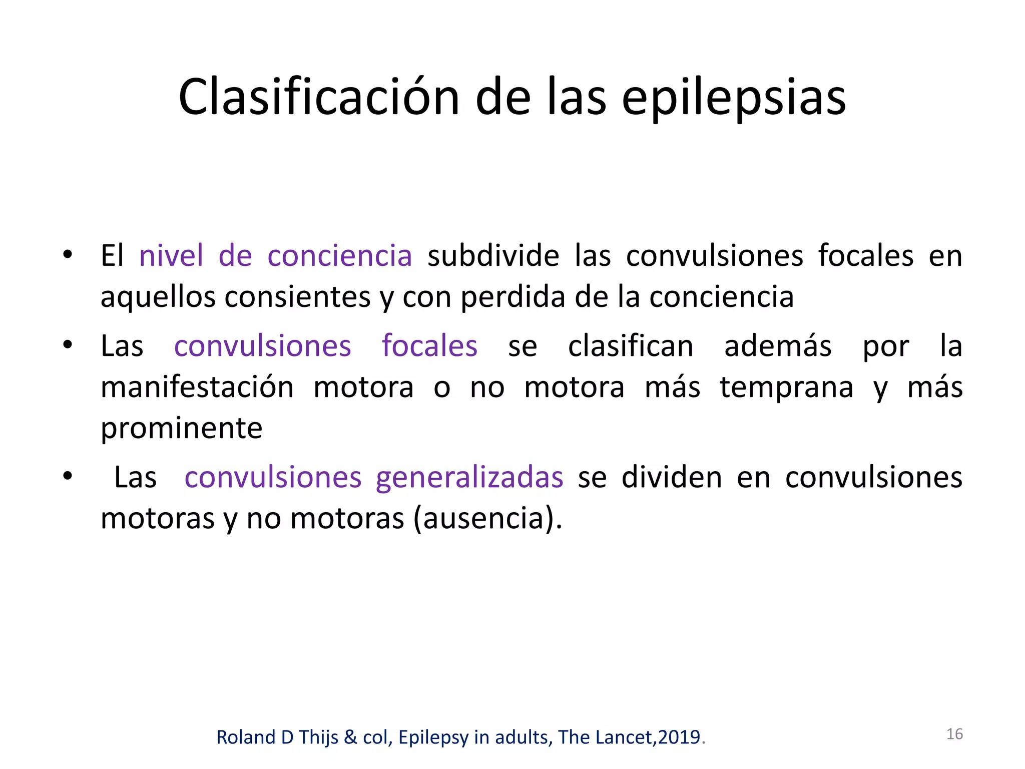 Epilepsia Fisiopatologia Abordaje diagnostico | PPTX