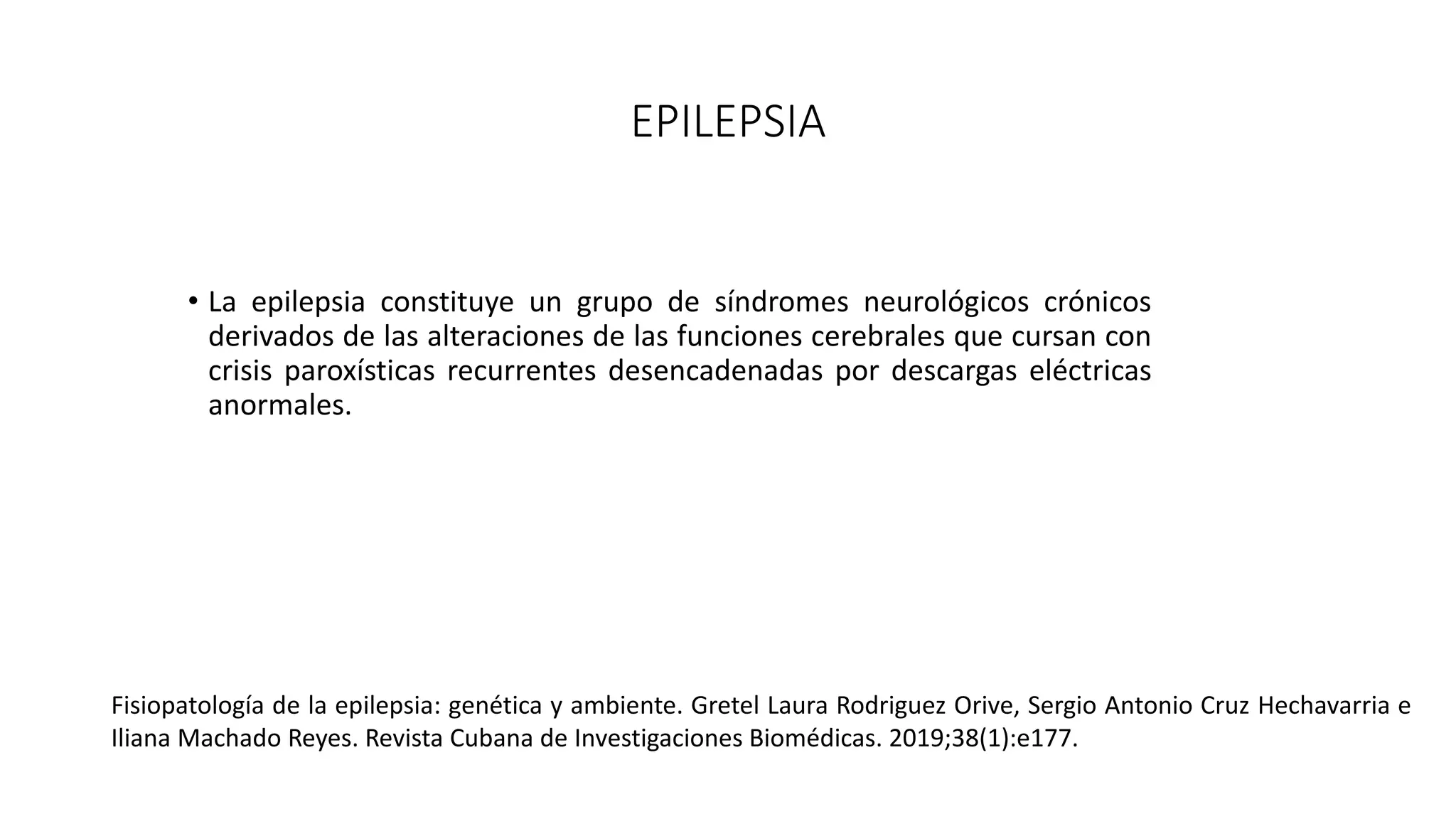 Epilepsia Enfoque y Tratamiento | PPT