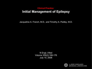 Epilepsia Nejm | PPT