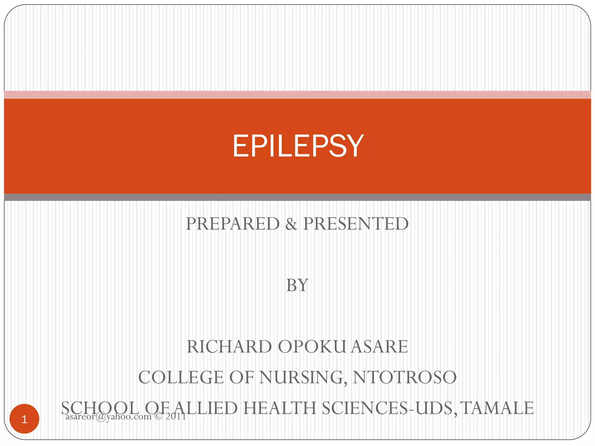 Epilepsy Pdf