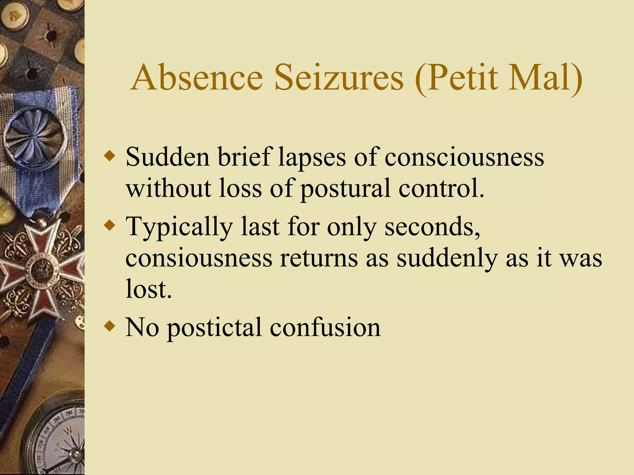 Epilepsy..... | PPT