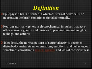 Epilepsy | PPT