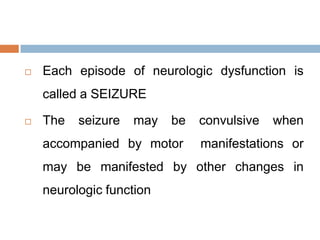 EPILEPSY | PPTX