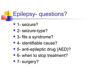 Epilepsy | PPT