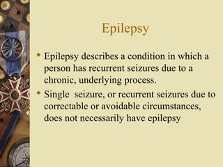 Epilepsy | PPT