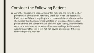 Epilepsy Case Study | PPTX