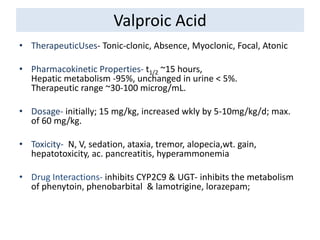 Management of Epilepsy, GTCS, | PPTX