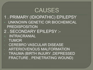 Epilepsy | PPTX | Brain and Nervous System Disorders | Diseases and ...