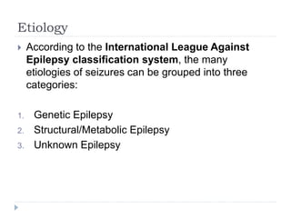 Epilepsy | PPT | Free Download