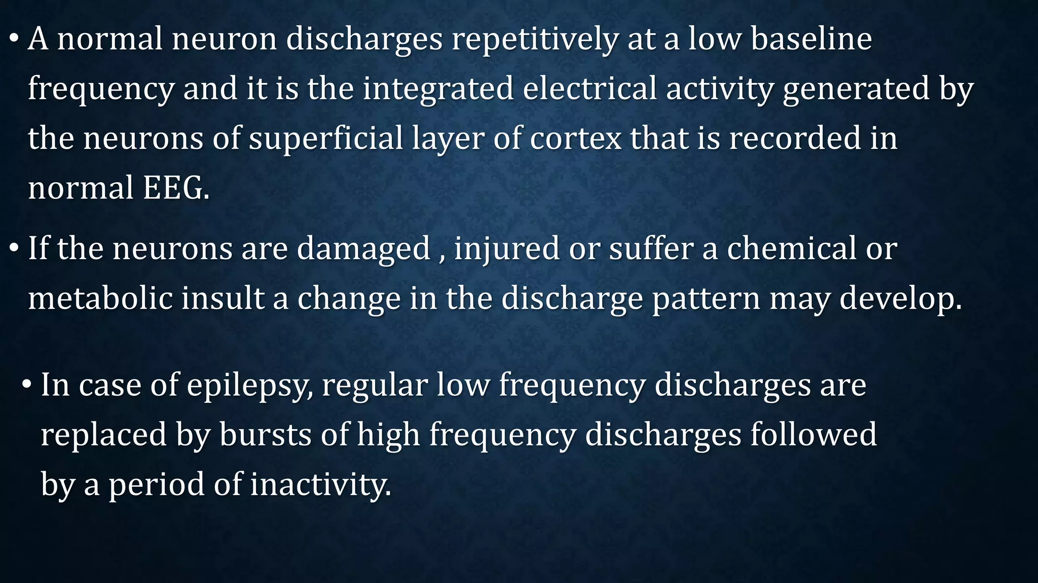 'Epilepsy. pathophysiology' | PPTX