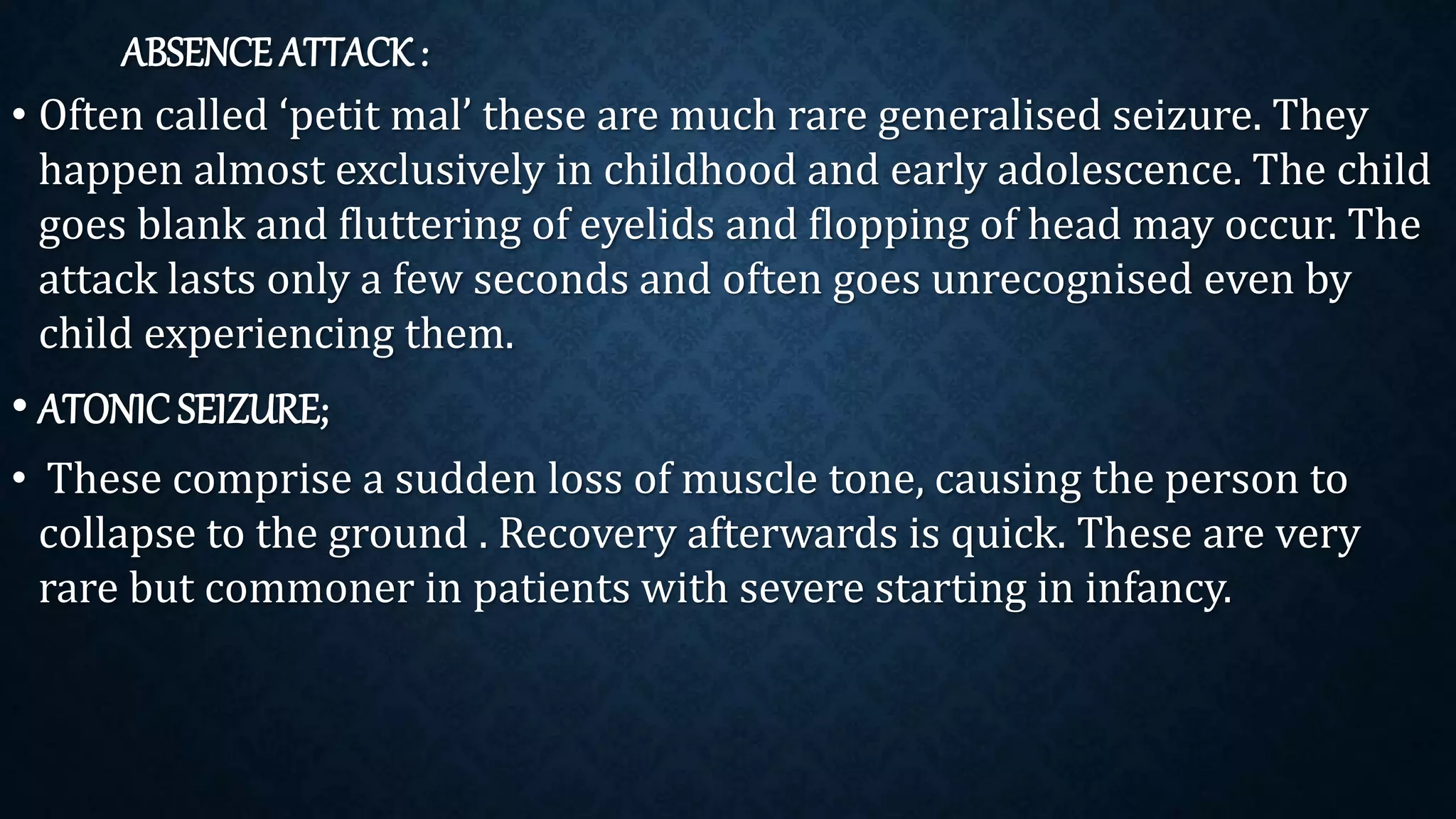 'Epilepsy. pathophysiology' | PPTX
