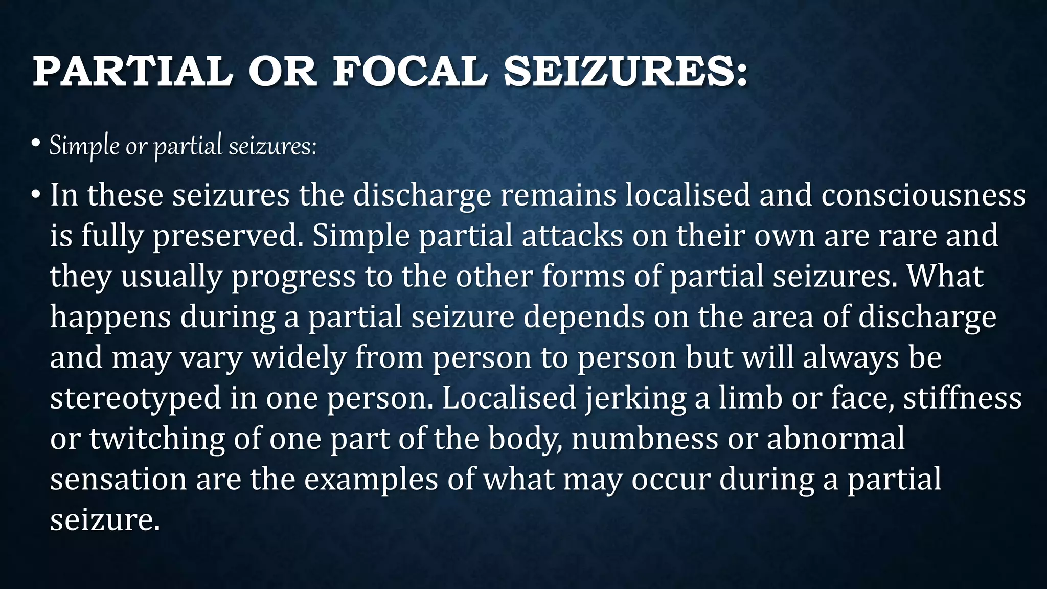 'Epilepsy. pathophysiology' | PPTX