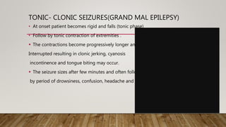 MANAGEMENT OF EPILEPSY | PPTX