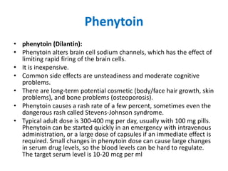 antiepileptic drug | PPTX