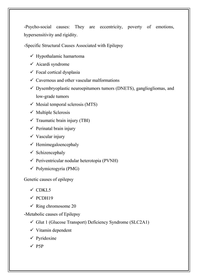 Epilepsy Pdf