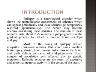 EPILEPSY PATHOPHYSIOLOGY B.PHARM 2ND SEM.pptx