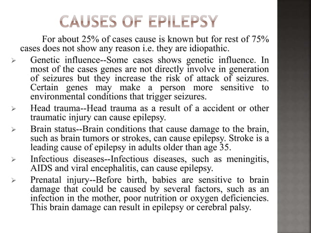 EPILEPSY PATHOPHYSIOLOGY B.PHARM 2ND SEM.pptx | Brain and Nervous System Disorders | Diseases ...