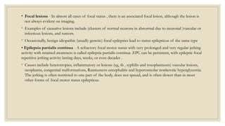 Comprehensive Overview and Management of Status Epilepticus | PPTX