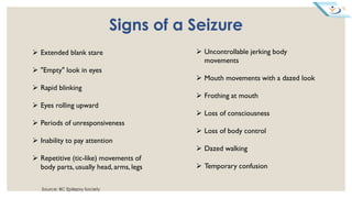 epilepsy-and-seizure-presentation.pdf | First Aid | Injuries