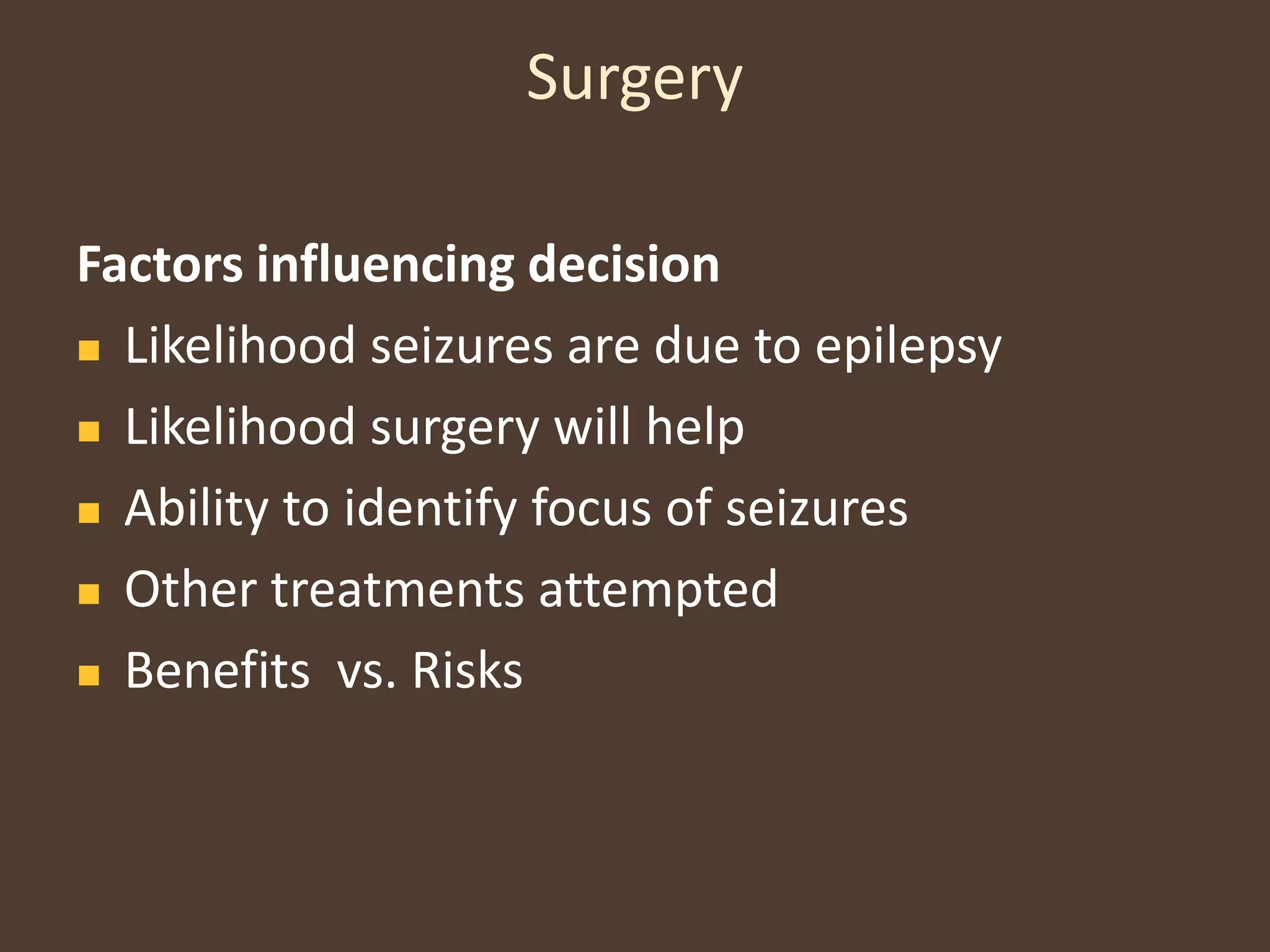 Epilepsy Presentation | PPTX