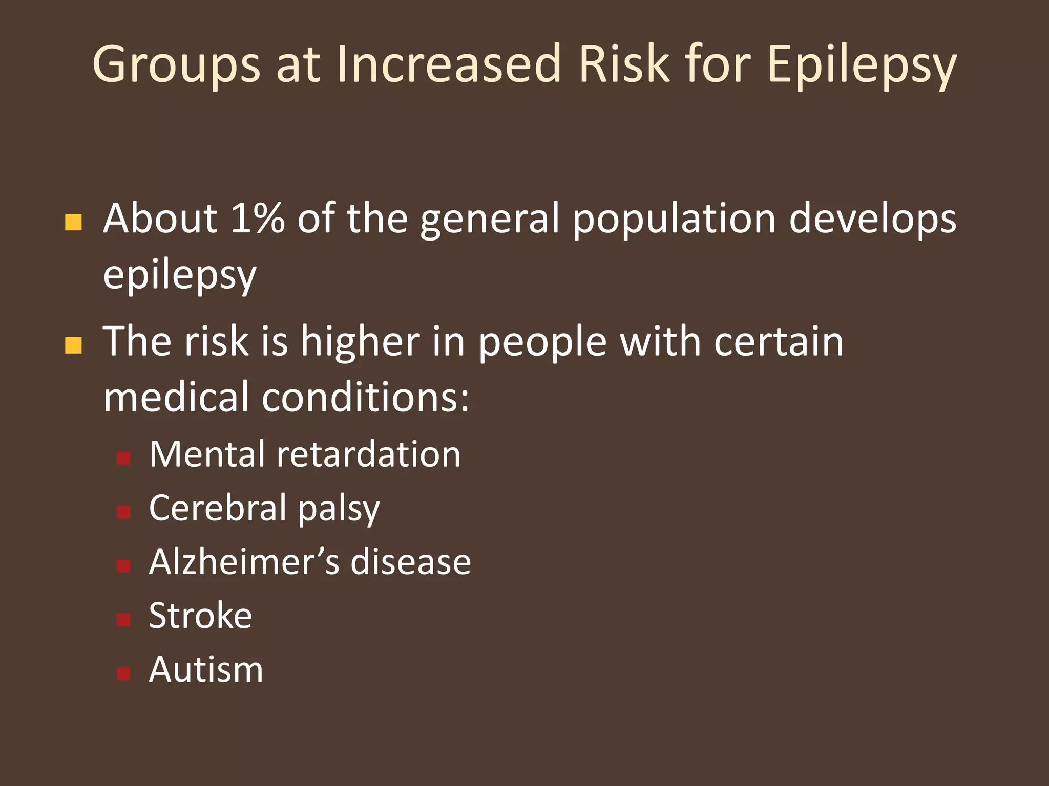 Epilepsy Presentation | PPTX