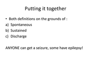 Epilepsy | PPT