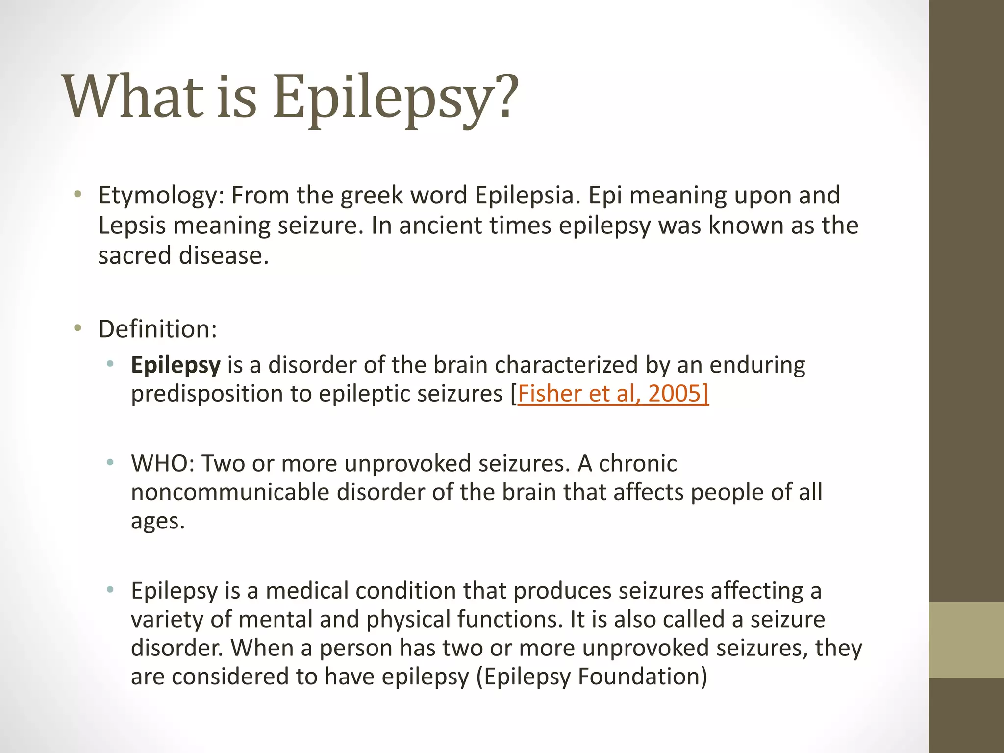 Epilepsy | PPTX