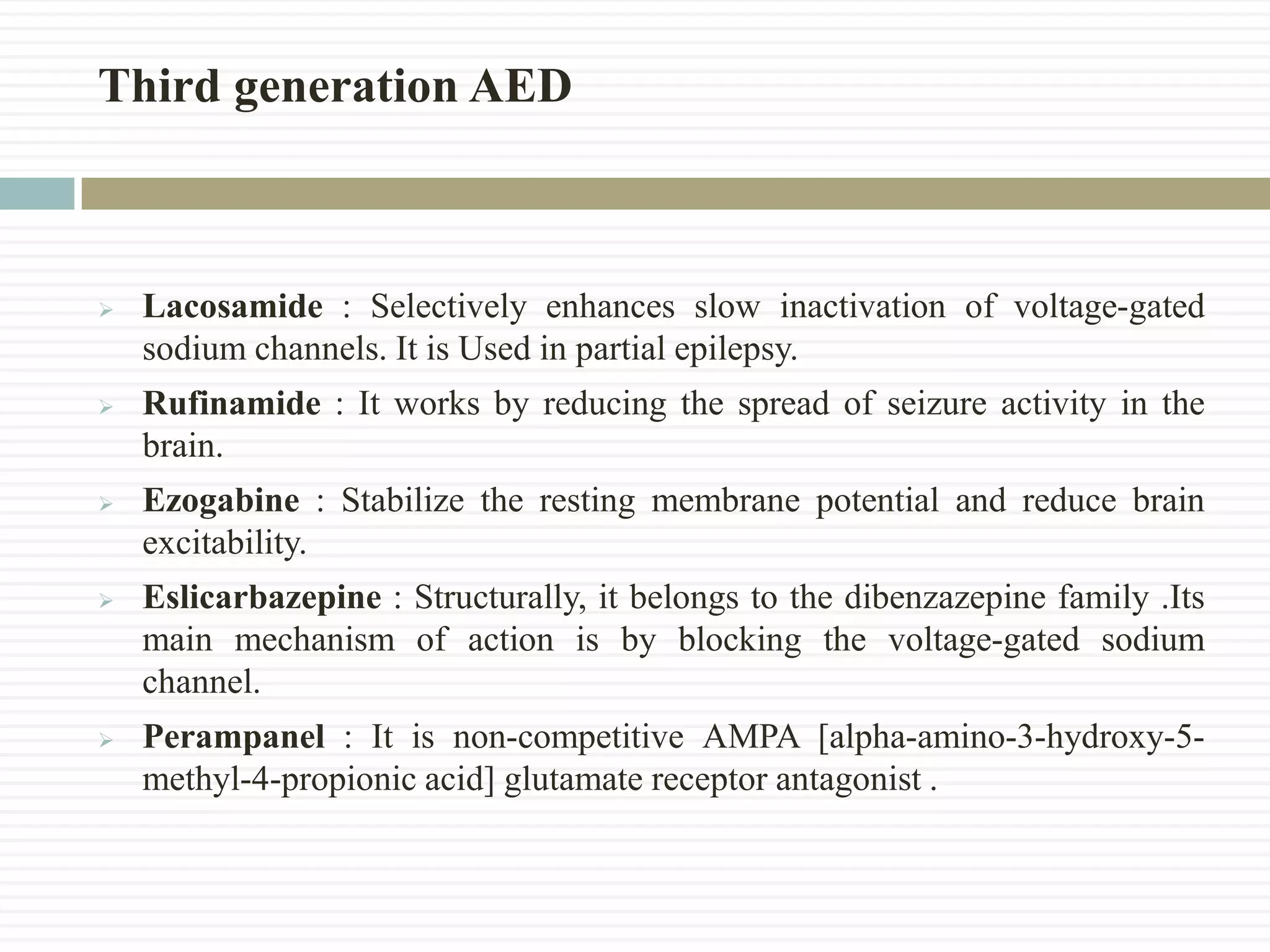 Epilepsy and antiepileptic drugs | PPT