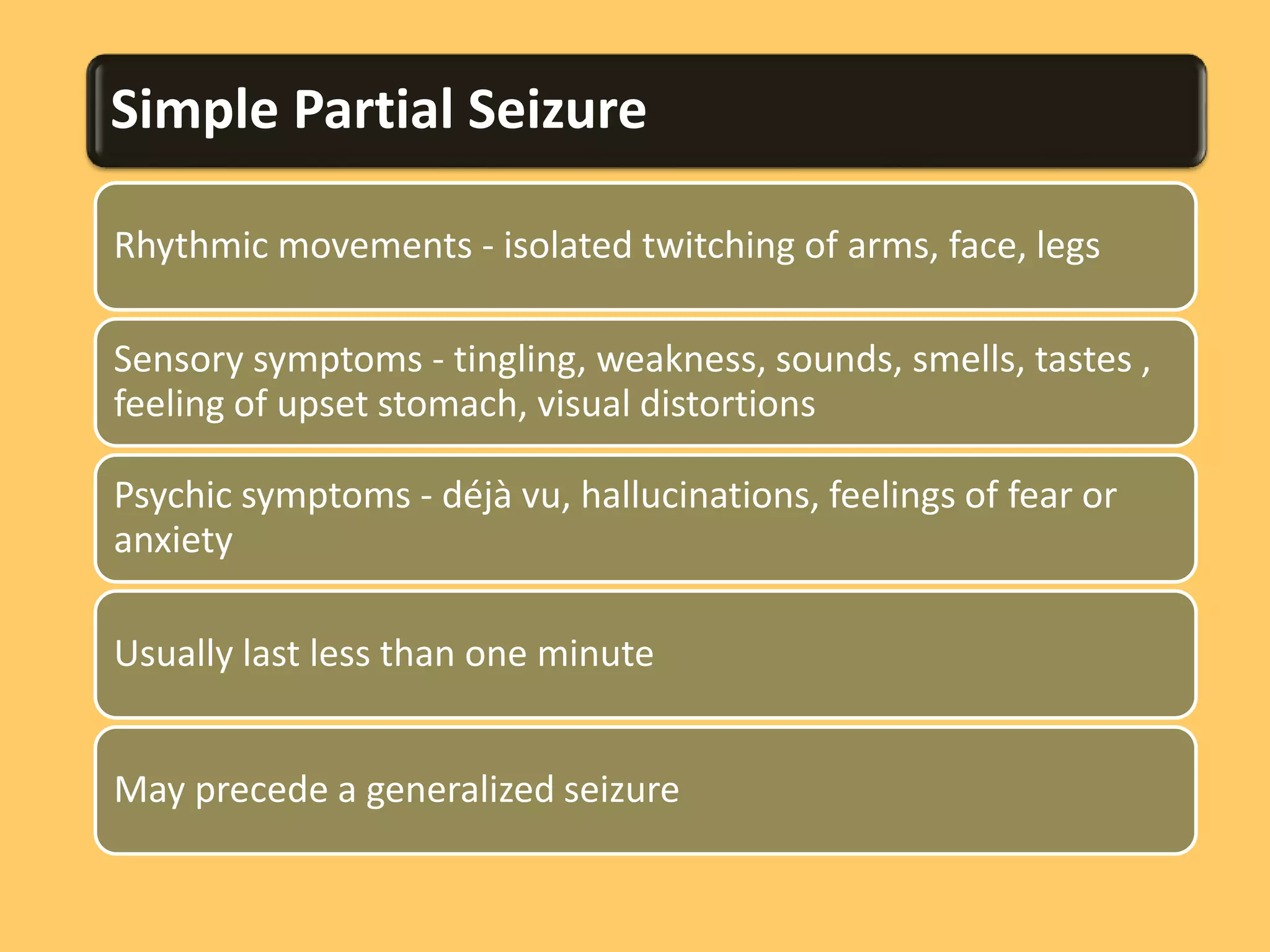 Epilepsy and its management (ppt) | PPTX