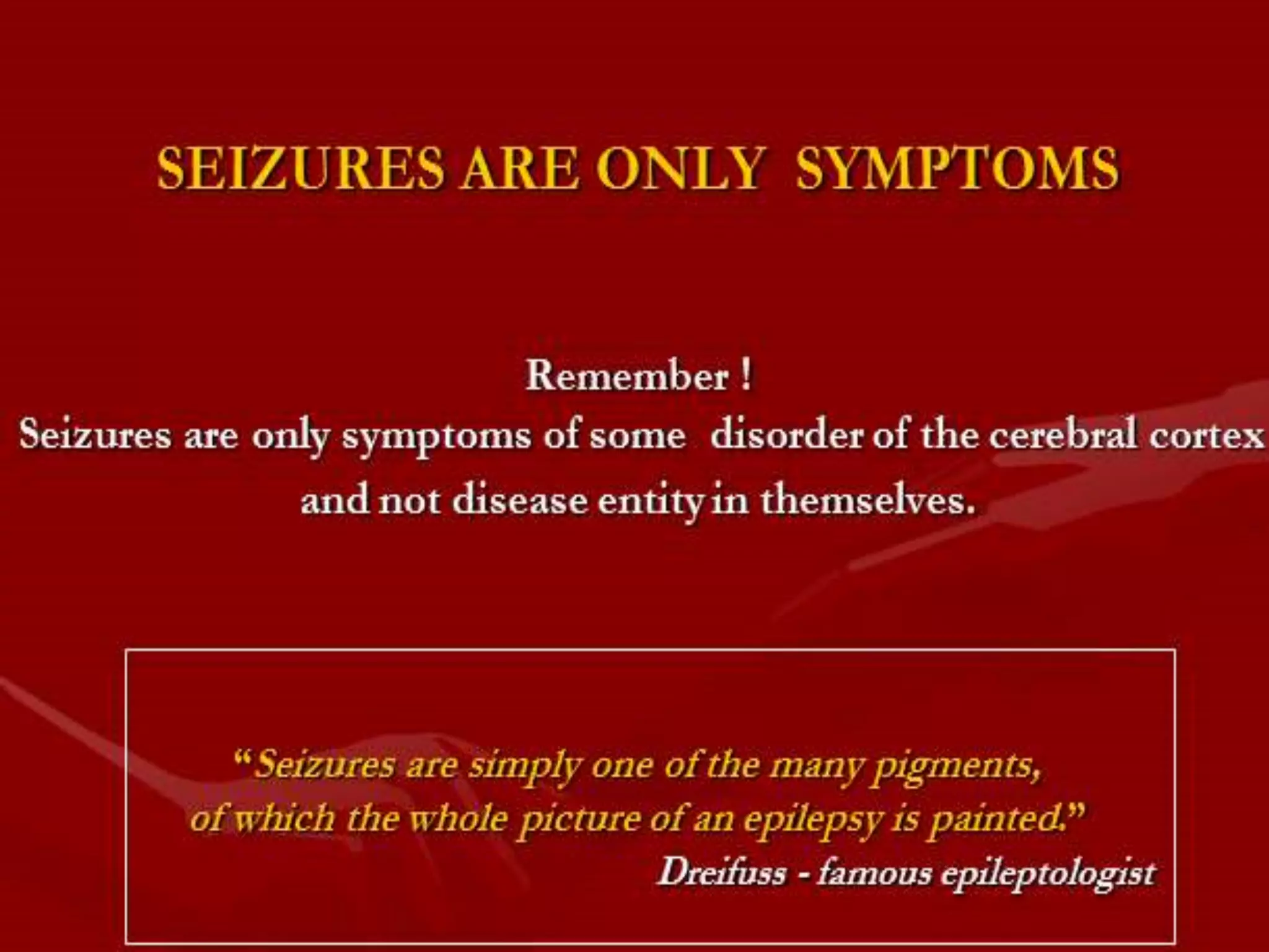 Epilepsy and its management (ppt) | PPTX