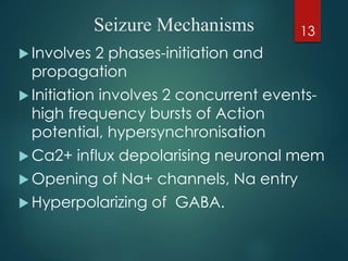 Epilepsy and seizure disorders | PPTX