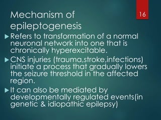 Epilepsy and seizure disorders | PPTX