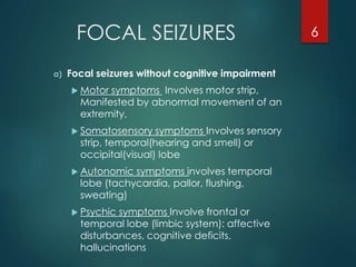 Epilepsy and seizure disorders | PPTX