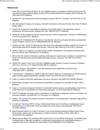 Epilepsy and Seizures, e-Medicine Article | PDF | Brain and Nervous ...