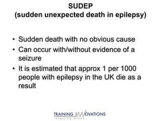 Epilepsy awareness training innovations slideshare | PPTX