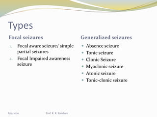 Epilepsy by kkz | PPT