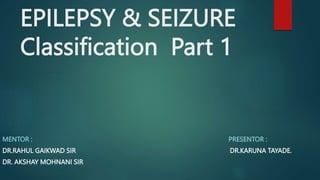 Epileptiform disorders Classification.pptx