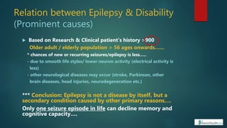 Epilepsy and Cognitive Disability & Neurorehabilitation with case ...