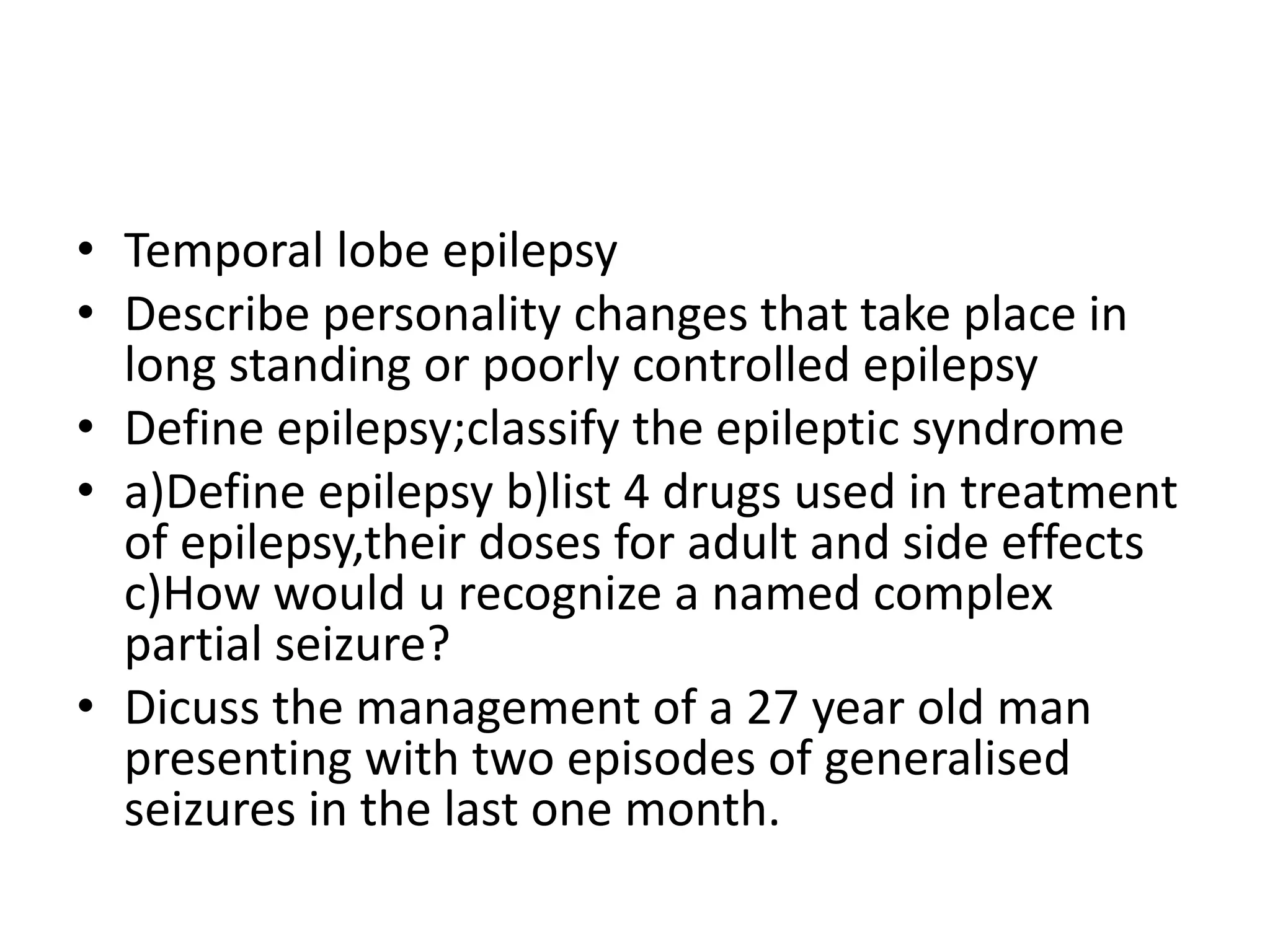 Epilepsy | PPTX