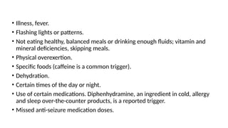 EPILEPSY & EEG types and management its uses | PPTX