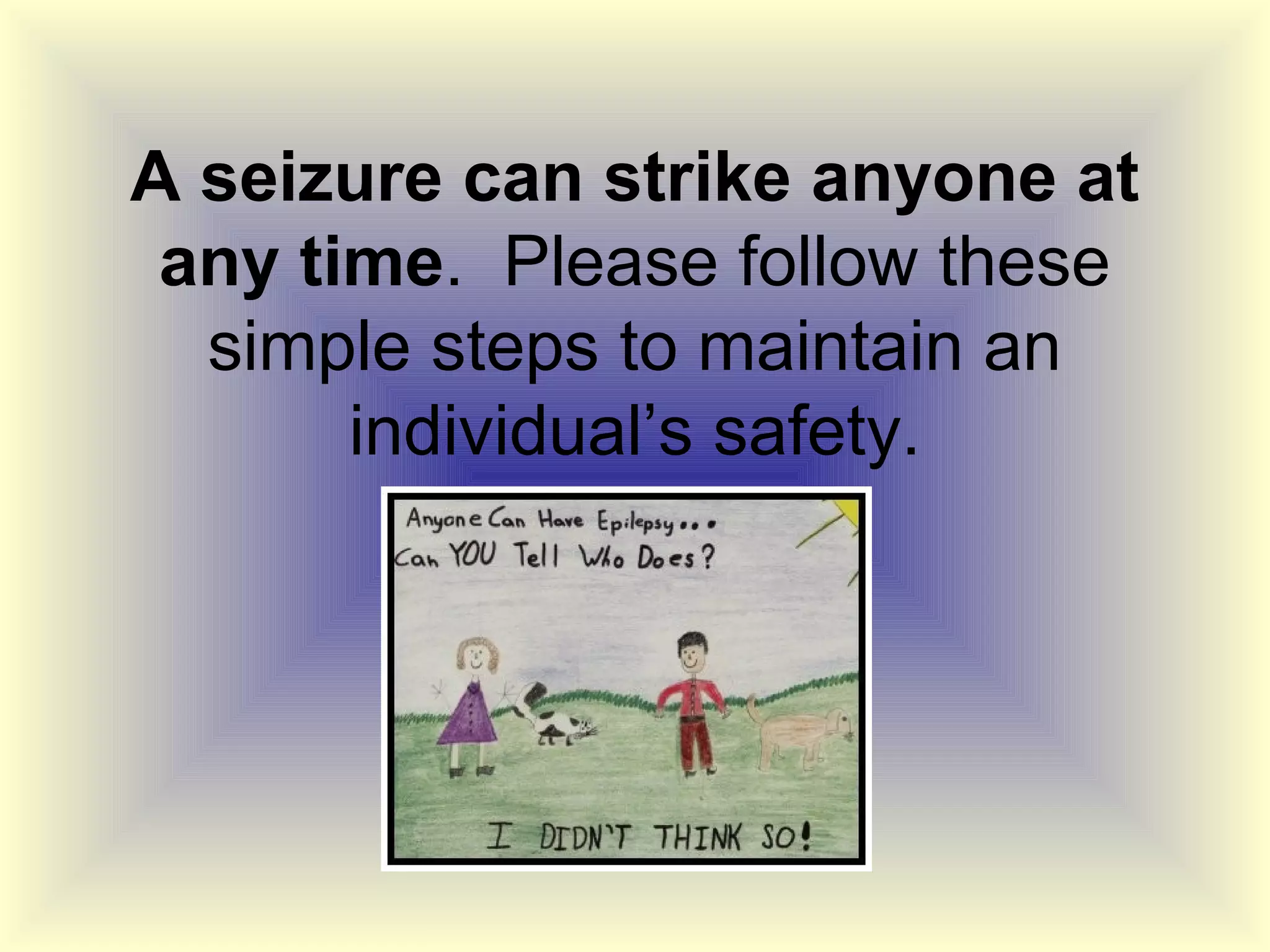 Epilepsy first aid | PPT