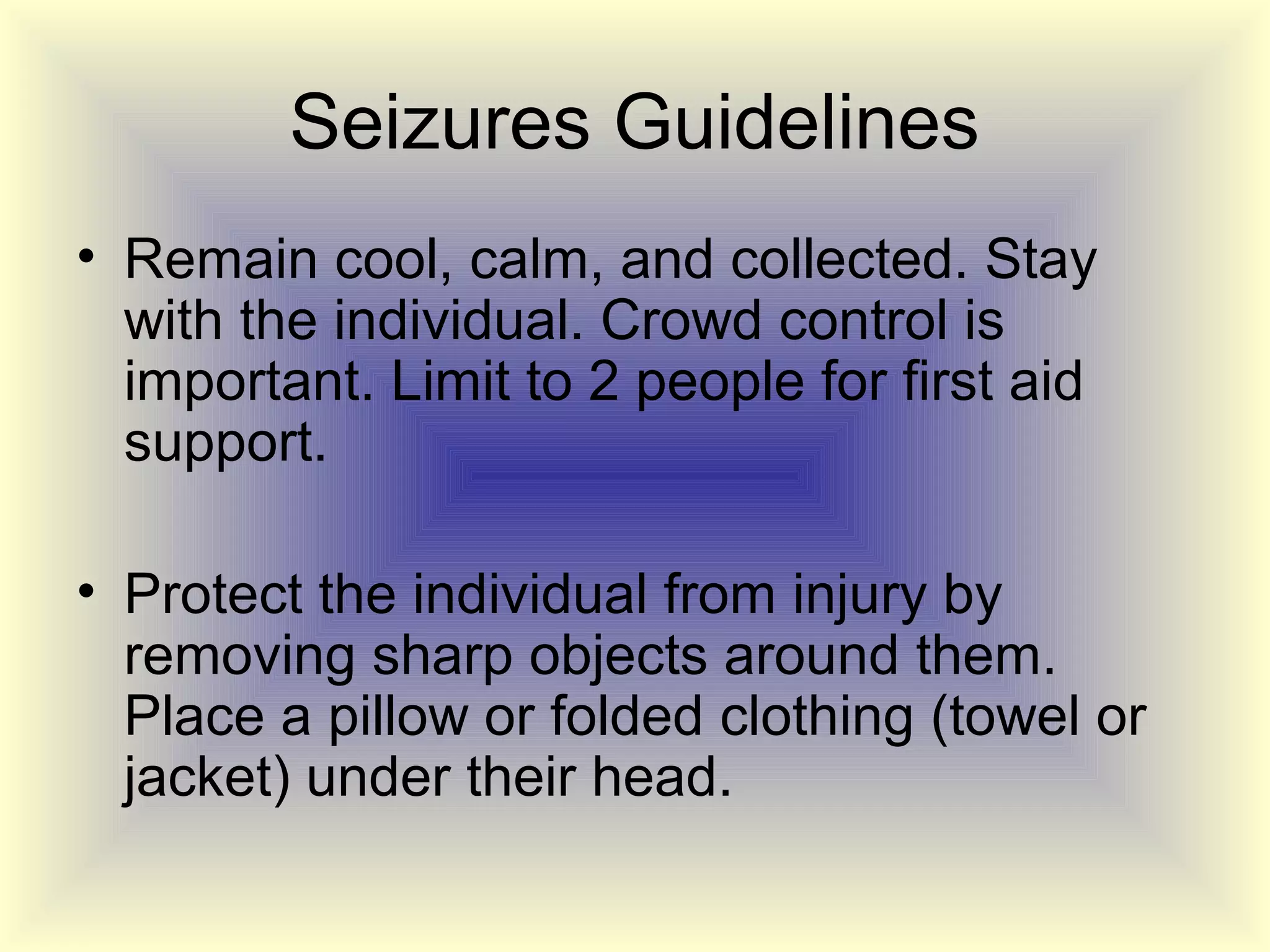 Epilepsy first aid | PPT