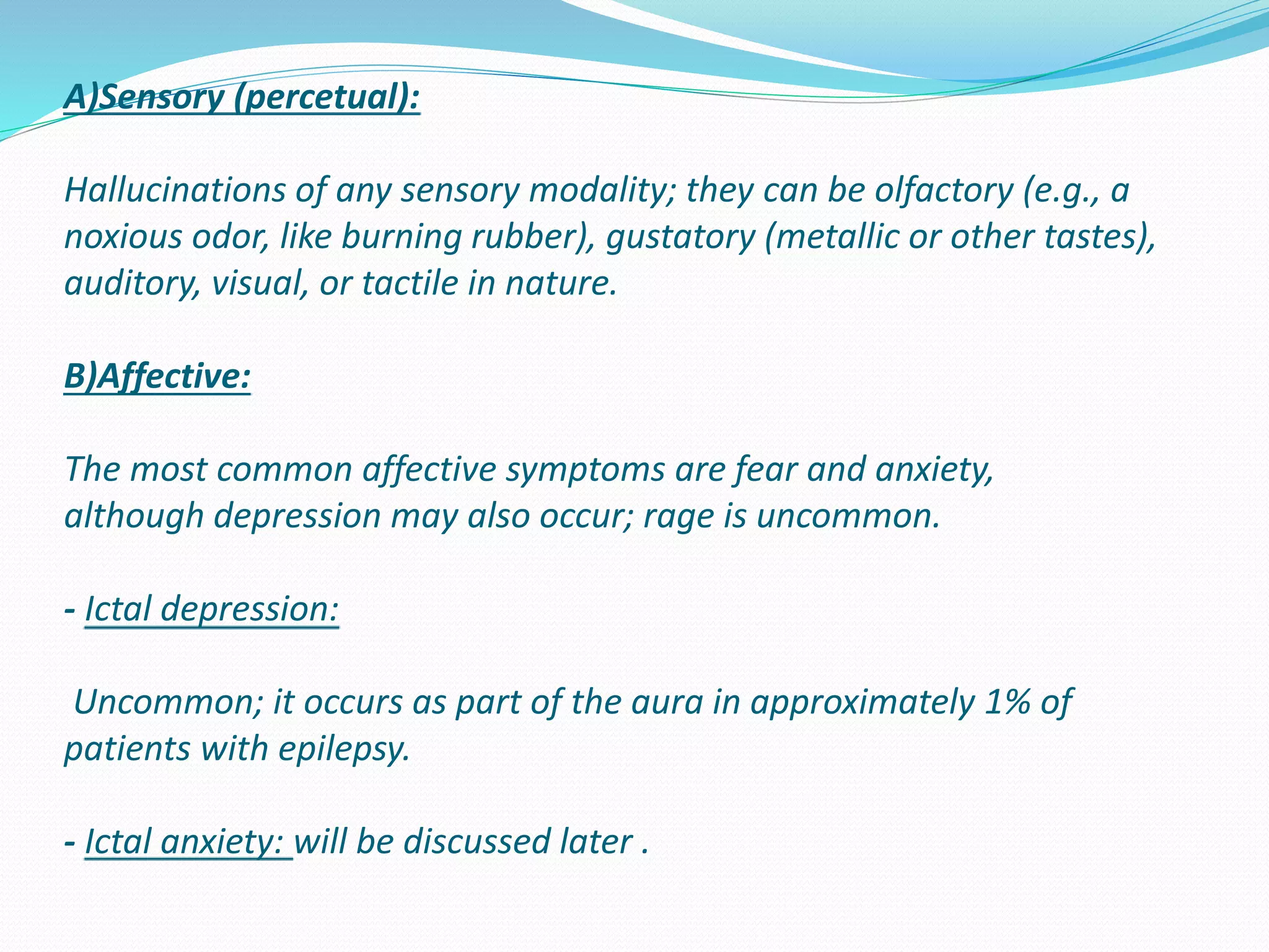 Epilepsy from psychiatric point of view | PPTX