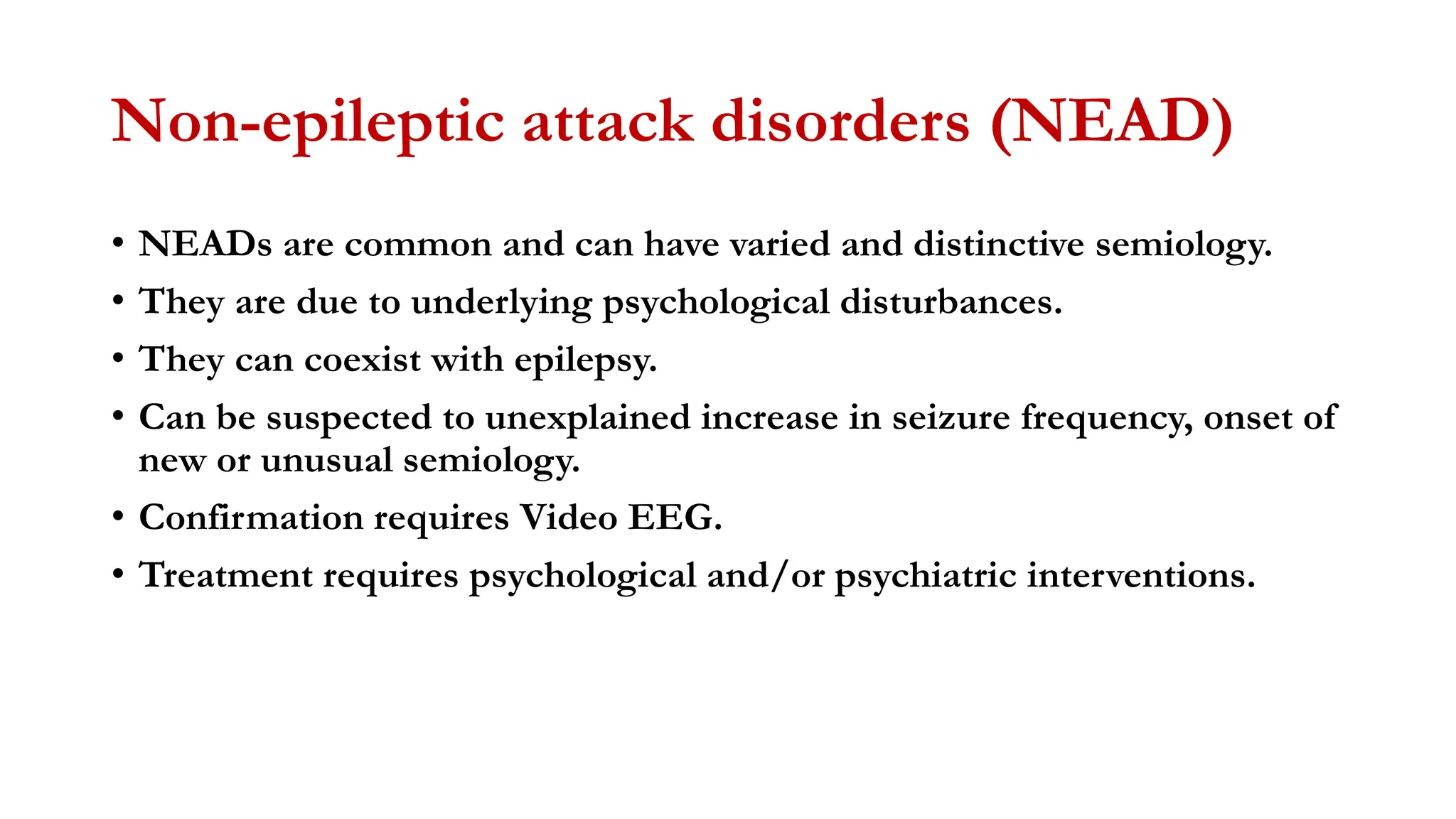 Epilepsy Management: Key issues and challenges | PPTX